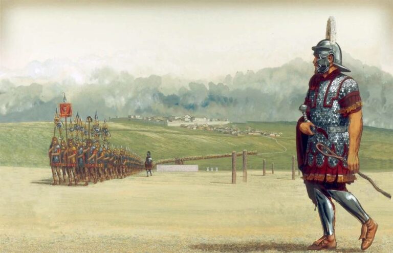 Qual era o tamanho do exército romano?